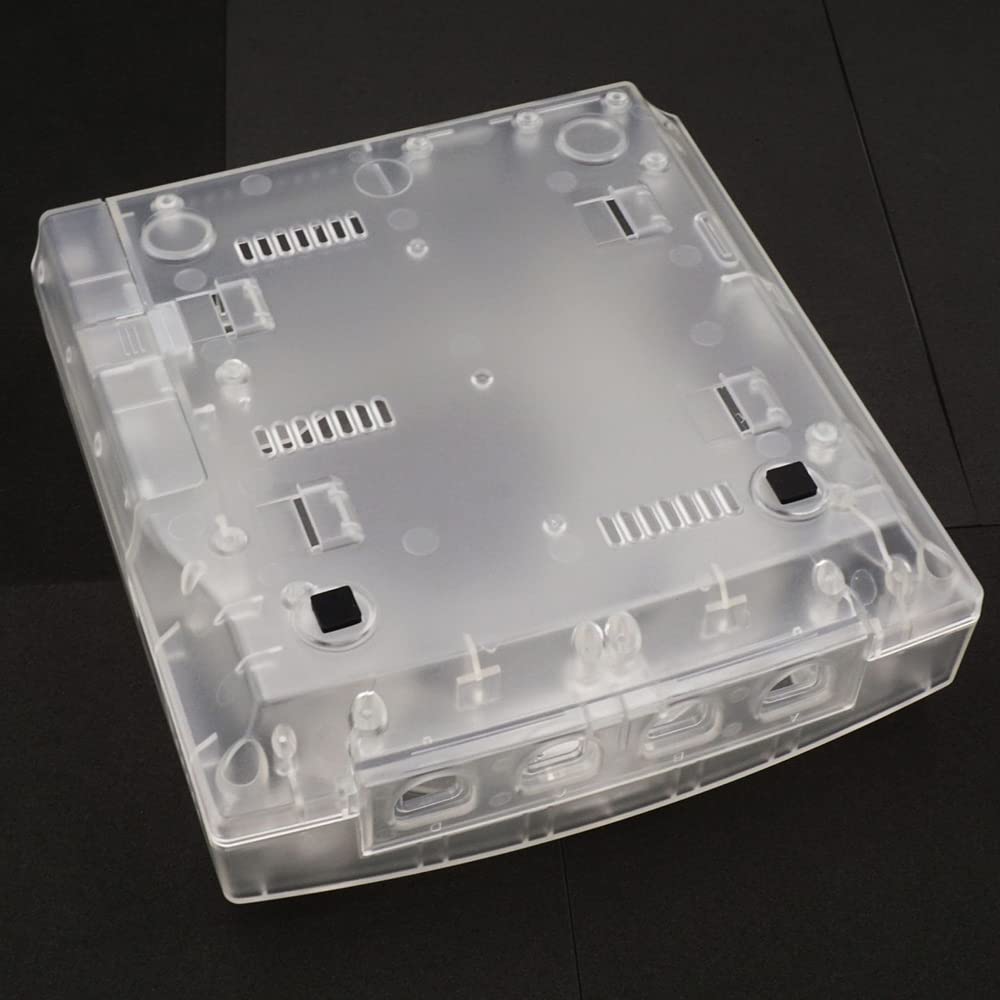 Limnyves Replacement Plastic Shell Case for Dreamcast Retro Console Boxes, Translucent White