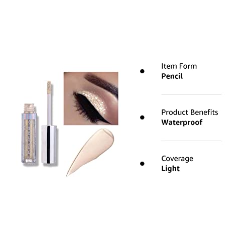Glitter Eyeshadow,Makeup For Eyes Liquid Shimmer Sparkle Glow Light Colors Pencil Stick Shiny Long Lasting Waterproof Shining Eye Shadow Sets Metallic Pigments Metals Gloss Sparkling Pen Kit (A101)