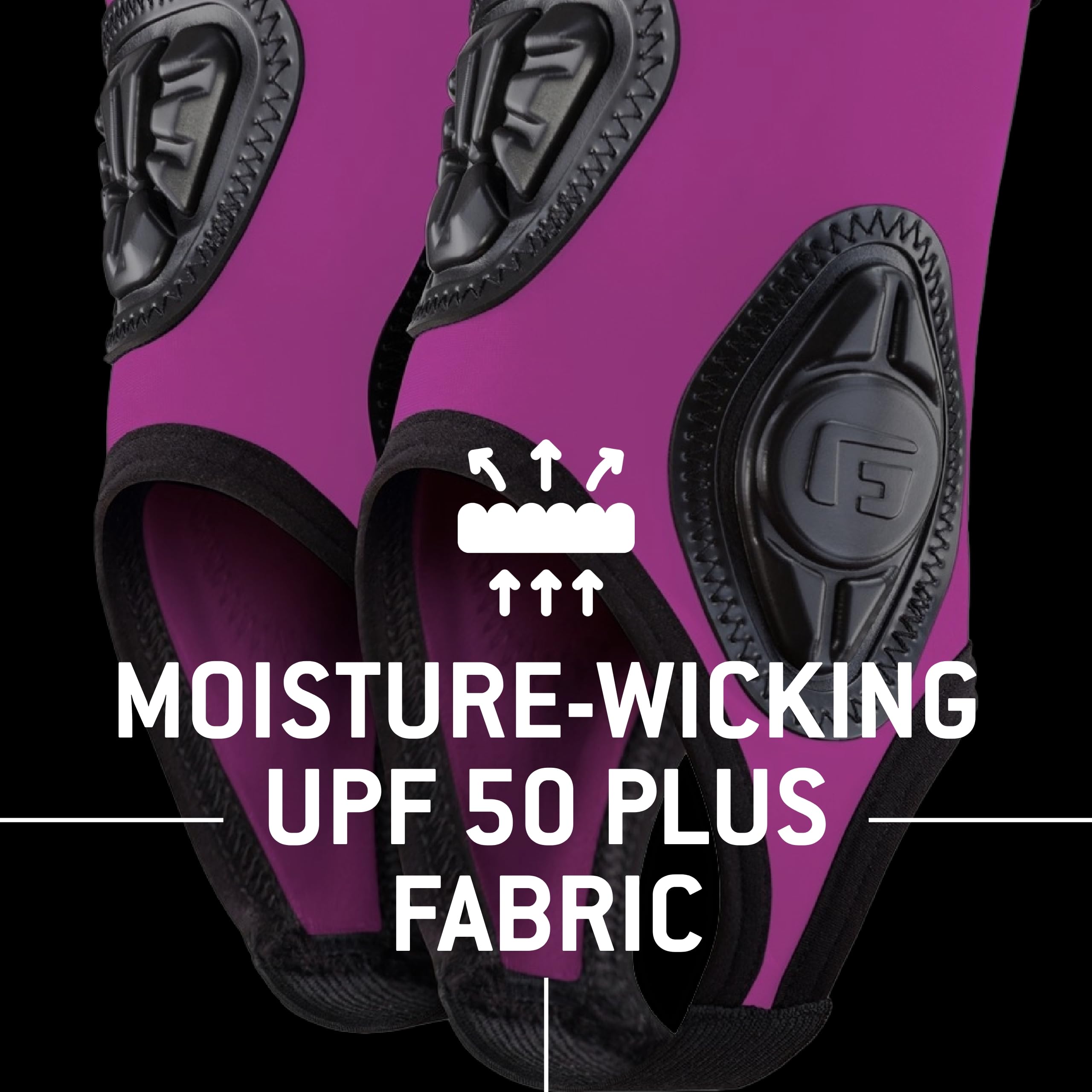 G-Form Pro-X Ankle Guard - Flexible Ankle Guards for Athletes - Biker & Soccer Ankle Protective Gear - Unisex Ankle Pads for Protection & Support - Black, Youth One Size