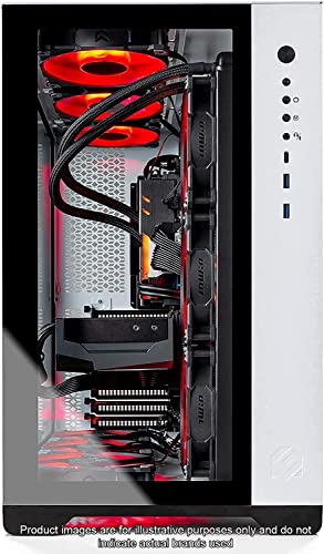 Skytech Gaming Prism II Gaming Computer PC Desktop - AMD Ryzen 7 5800X 8-Core 3.8GHz, RTX 3080 Ti 12G GDDR6X, 1TB NVMe Gen4 SSD, 16GB DDR4 3200, RGB Fans, 360mm AIO, AC WiFi, Windows 11 Home 64-bit