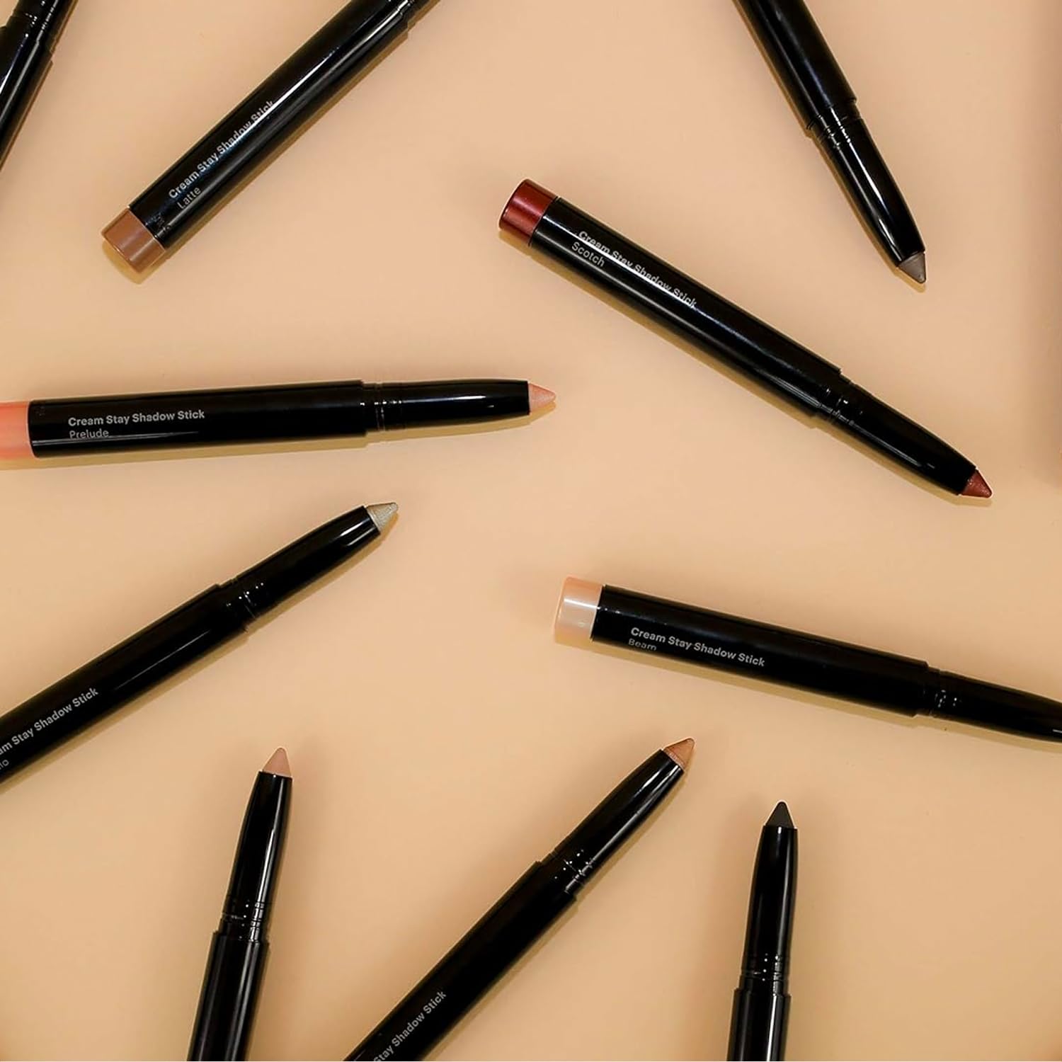 Glo Skin Beauty Cream Stay Shadow Stick (Beam) - Multi-Purpose Eyeshadow Mineral Makeup Can Also Be Used as Liner on Lips or Cheeks, 12-Hours of Wear