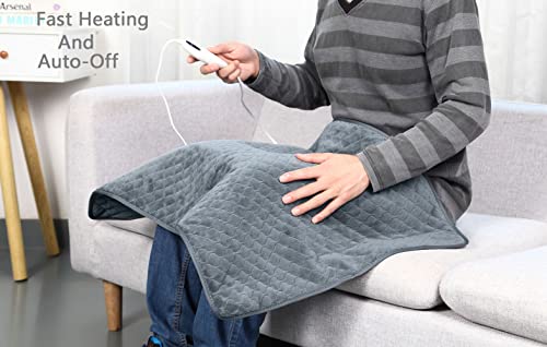 XUYU Heating Pad for Back, Neck, Shoulder, 31.5''x23.6'' Electric Heat Pad Smart Controller with Memory Function, Auto Shut Off