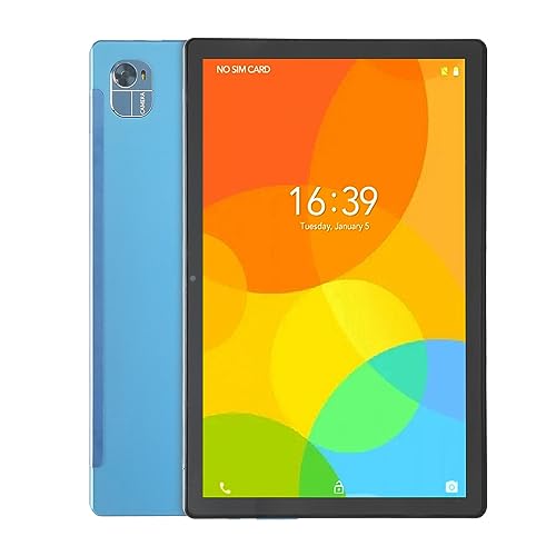 Honio HD Tablet, 12MP 24MP Camera Octacore CPU Dual Card Slot 10.1 Inch 8800mAh Battery 4G LTE 5G WiFi (US Plug)