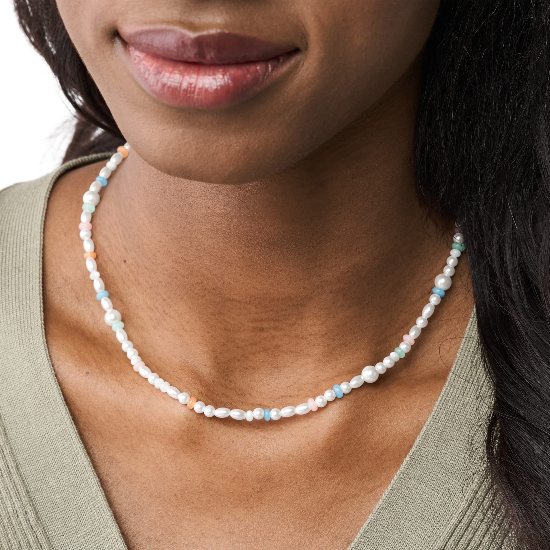 Fossil Women's Gold-Tone Necklace, Color: Gold Tone (Model: JA7119710)