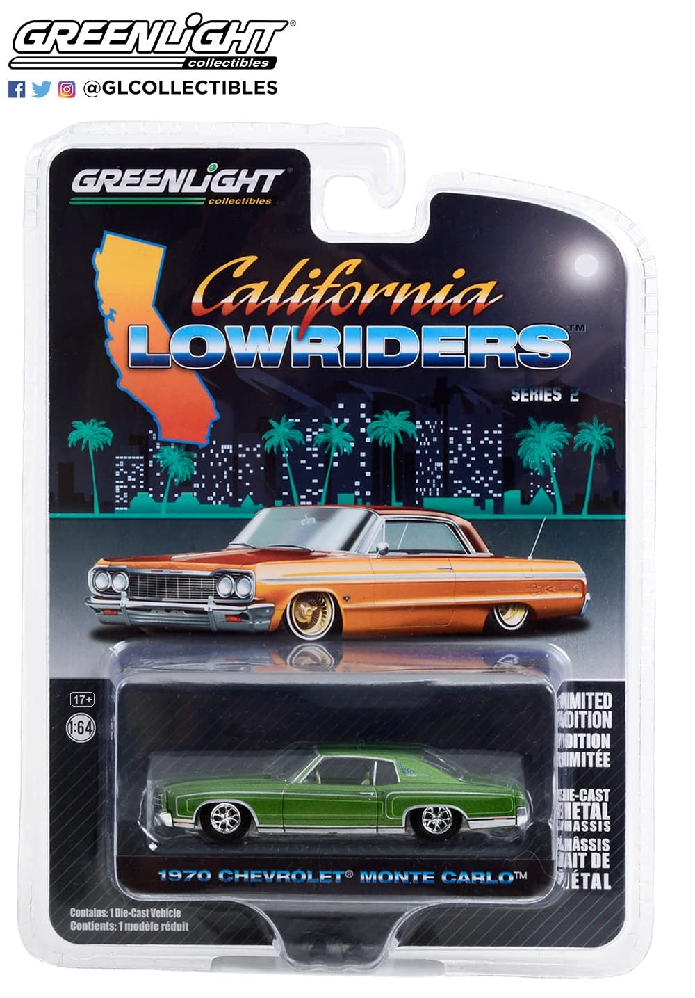 Greenlight 63030 Complete Set of Six (6) California Low Riders Series 2 Diecast Models 1:64 Scale