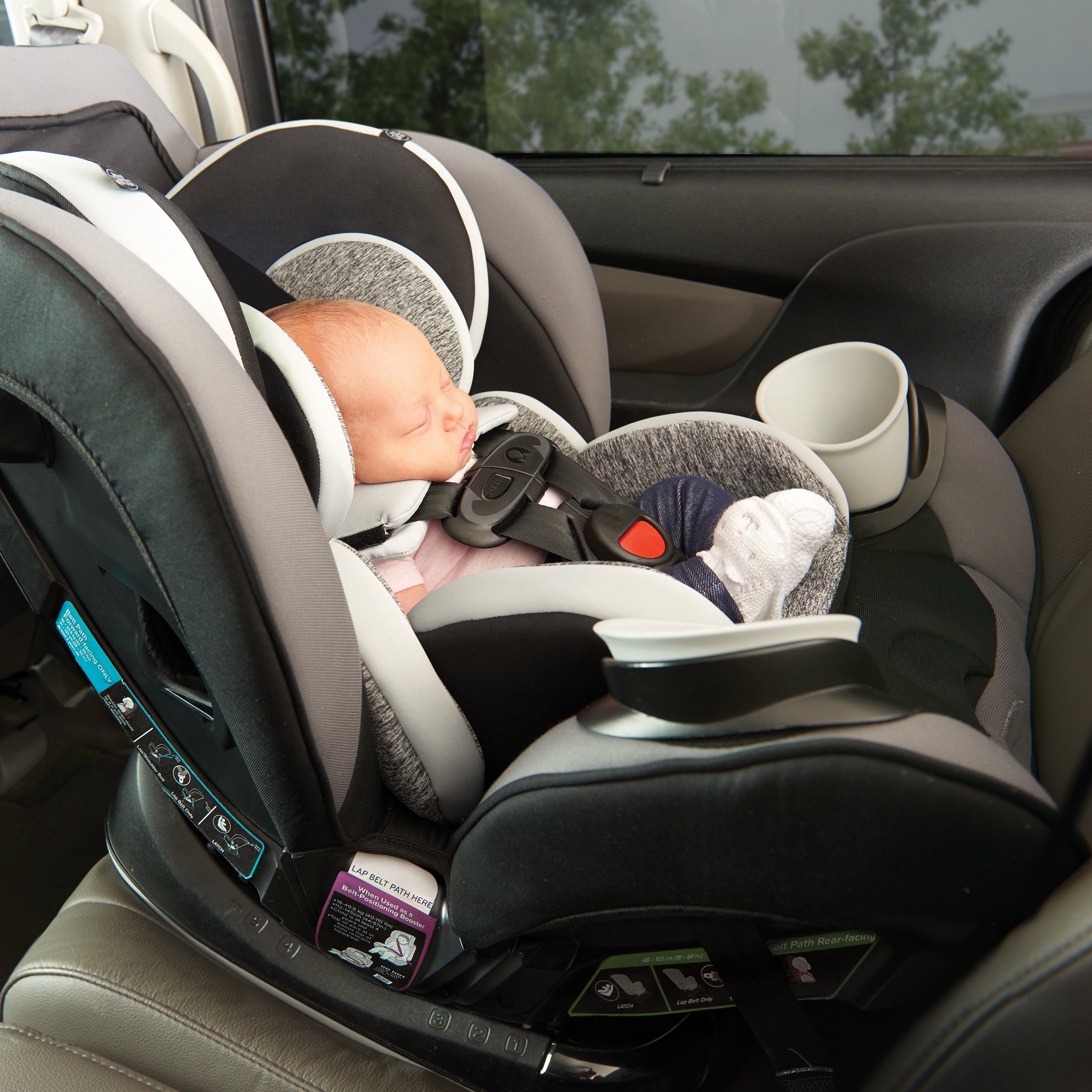 Evenflo Everystage DLX All-in-One Convertible Car Seat, Crestland