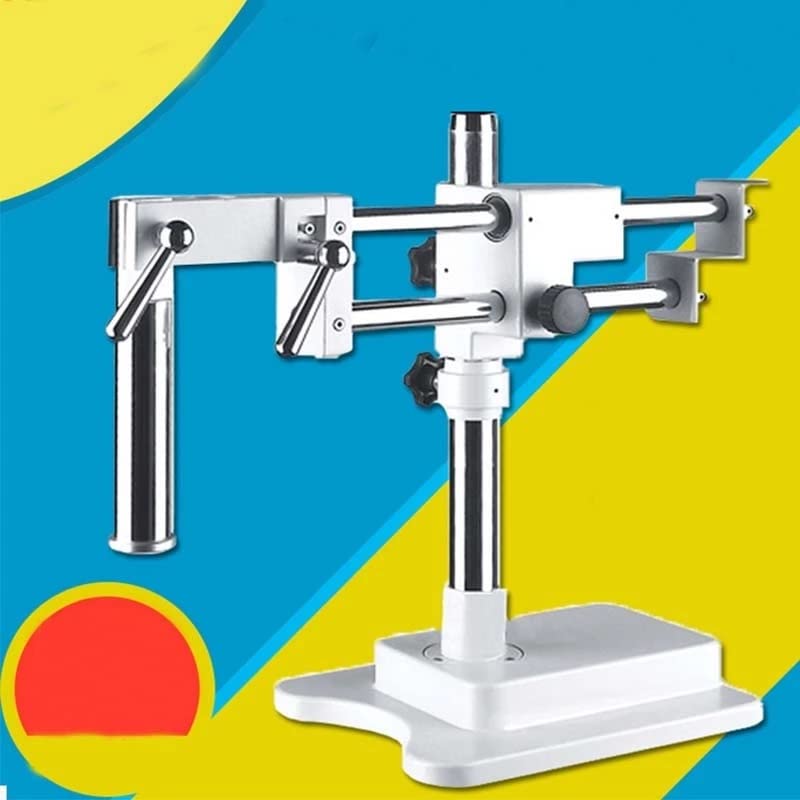 LXXSH Microscope Gimbal Support Arms Double Pole Rotate 360 Degrees Lifting Bracket Stand Universal Bracket (Color : A, Size : See Figure)