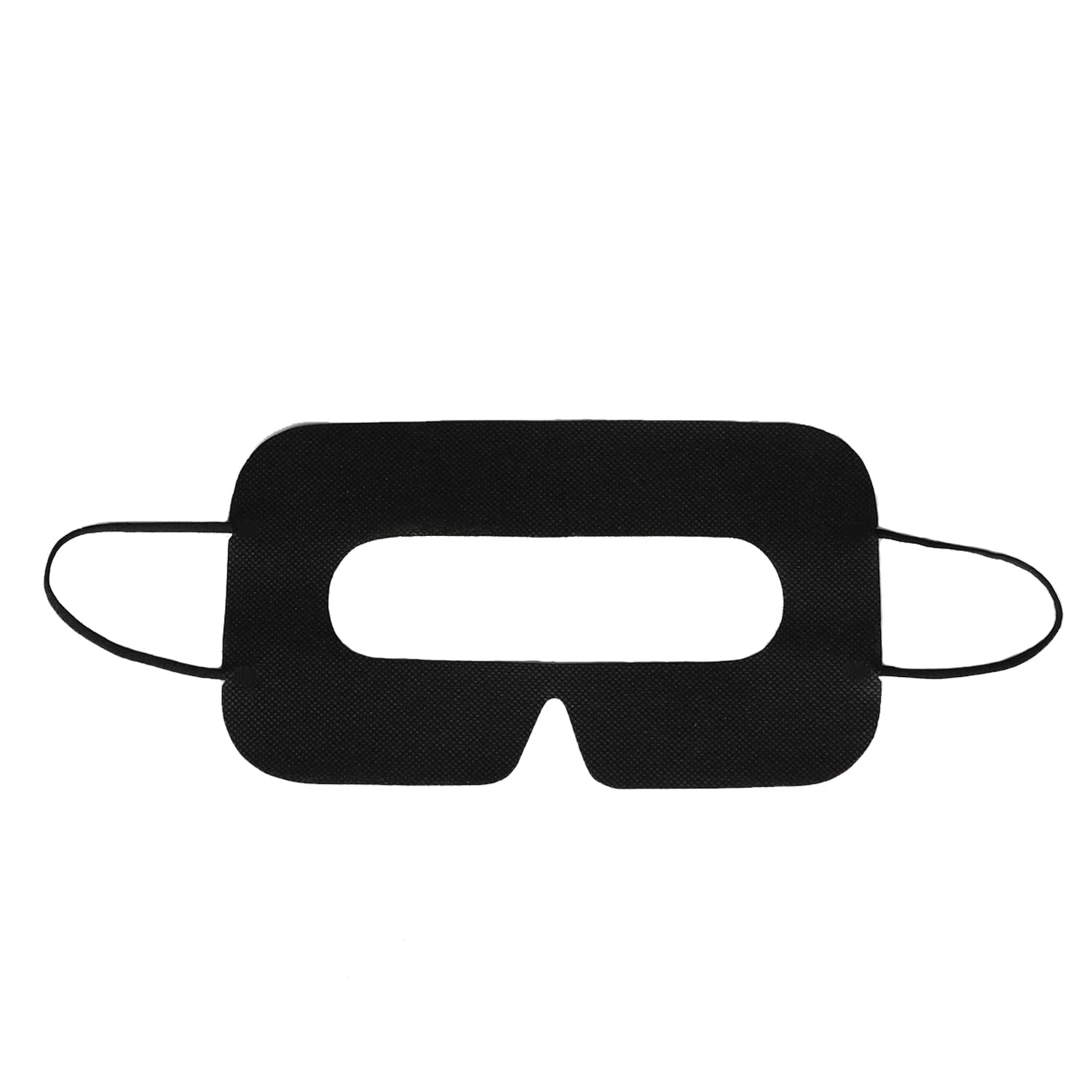 HEIXIAOYU 100 Pcs Disposable VR Face Mask Breathable Cover Eye Mask for VR Nonwoven Fabric Sanitary VR Mask Rift, VR Eye Cover Pad (Black)