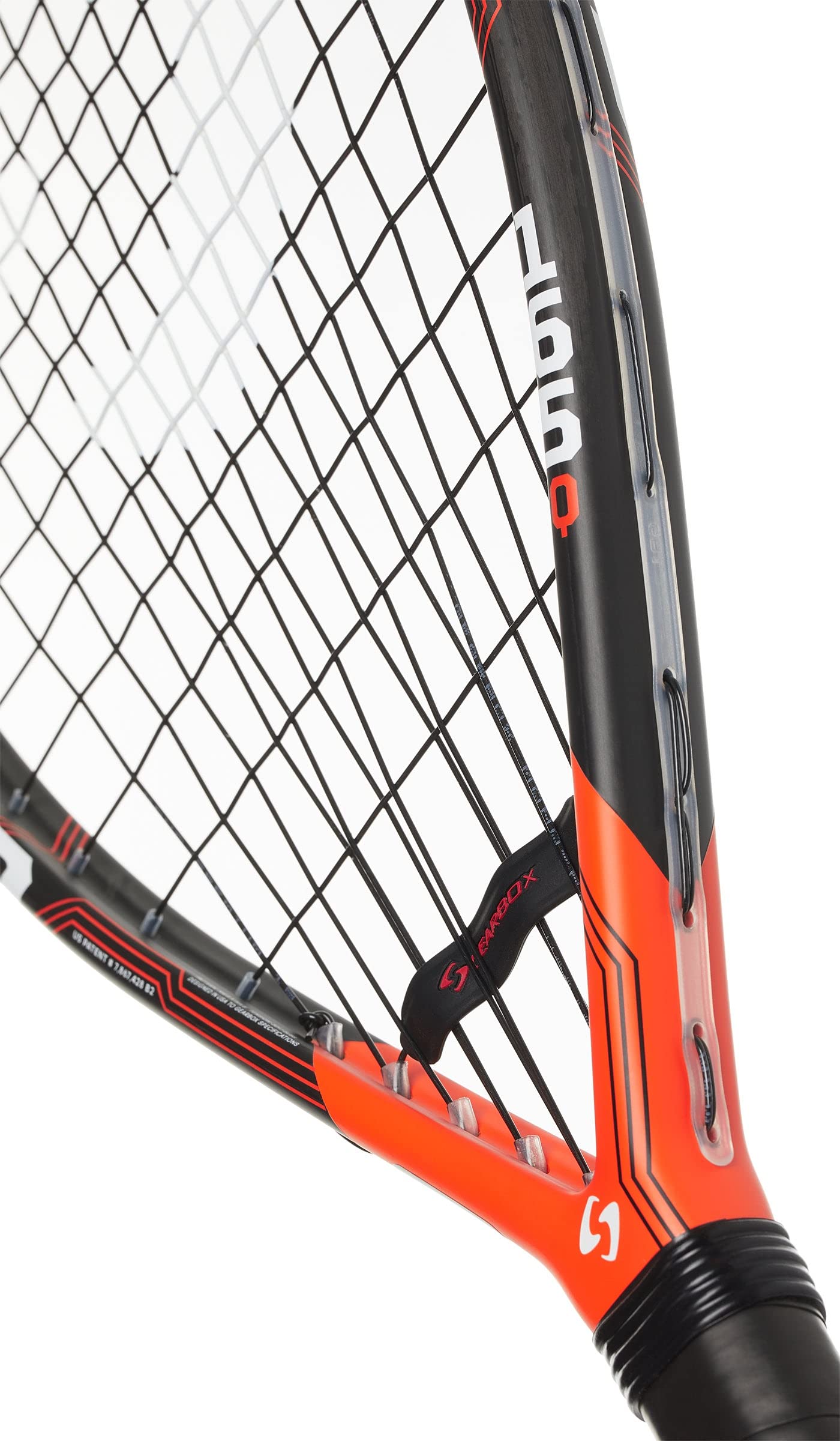 Gearbox GB3K 165Q Orange Racquetball Racquet - 3 5/8 Grip