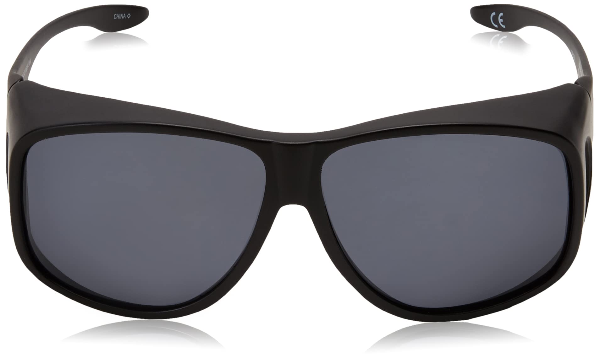 Dioptics unisex adult Solar Shield-classic Fits Over Sunglasses, Grey, 66 mm US