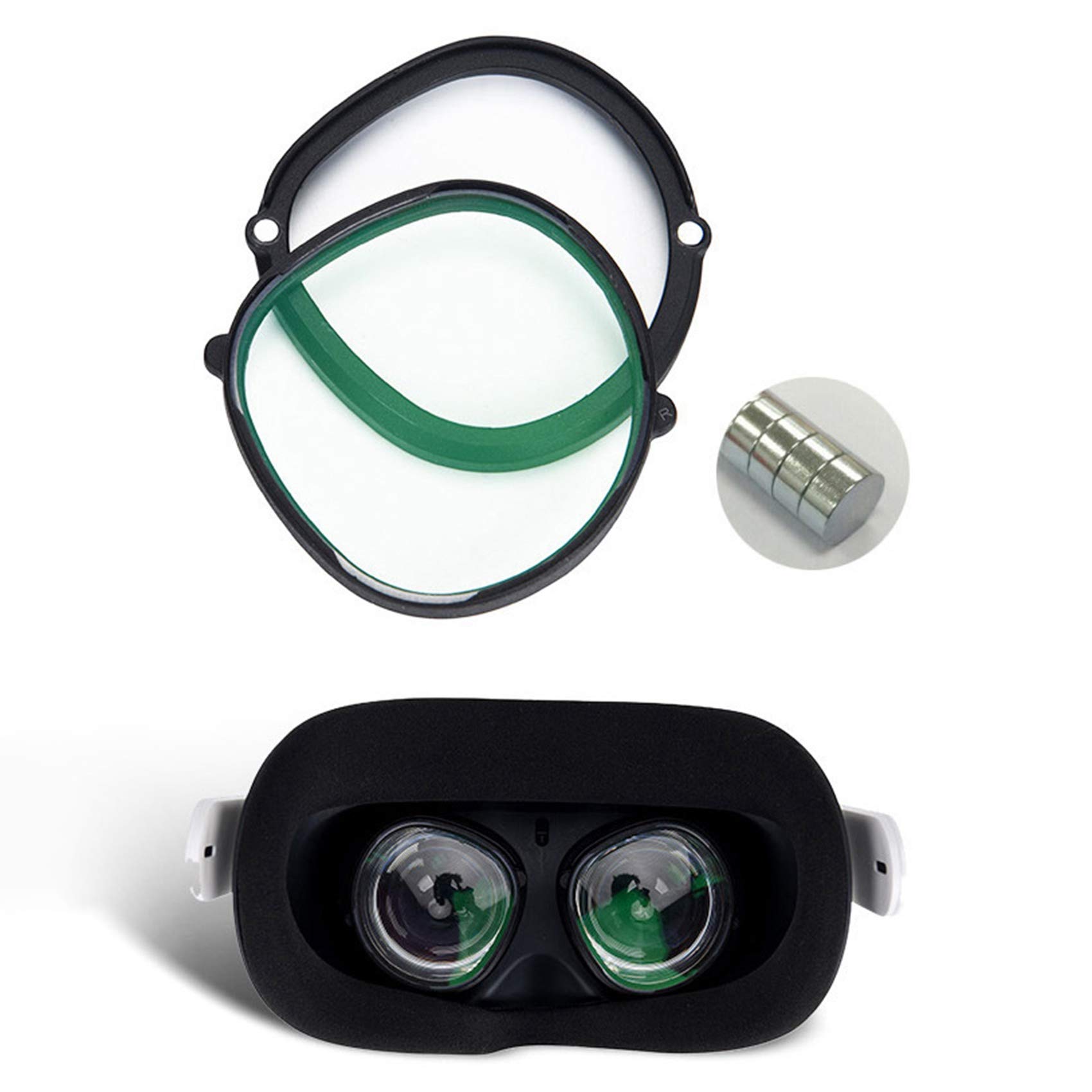 Haskoss for Anti Blue Light Magnetic Eyeglasses Lens with Protection VR Headset Accessories(0 Degree)