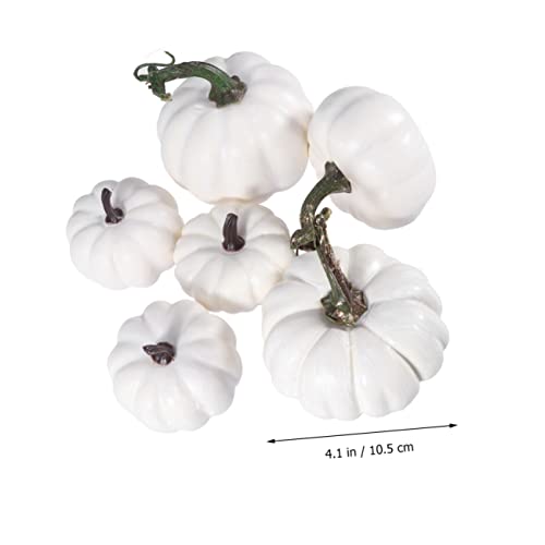 Garneck 6pcs Home Decor Pumpkin Household Props