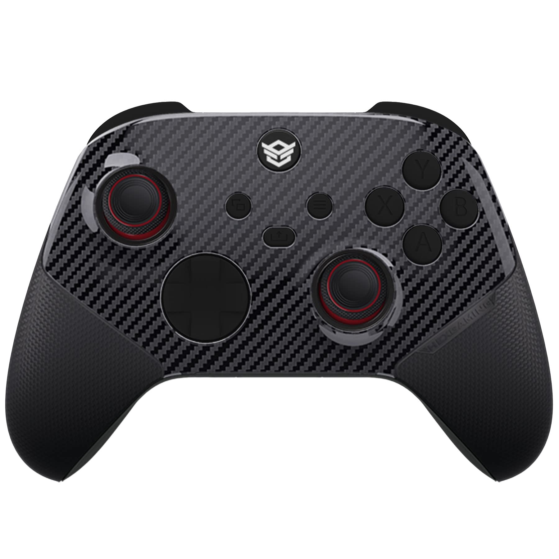 HEXGAMING Ultra X Wireless Controller for Xbox Series X & S, for Xbox One, for Windows 7/8/10-4 Back Buttons - Adjustable Triggers - Interchangeable Thumbsticks - 6 Profiles - Graphite Grain Silver