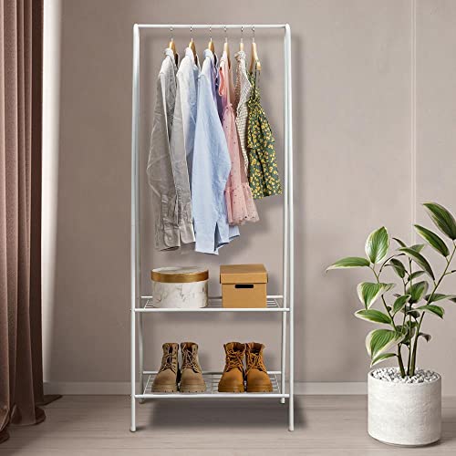 MAXCBD High Portable Metal Clothes Closet Organizers Hanger Steel Garment Rail Rack