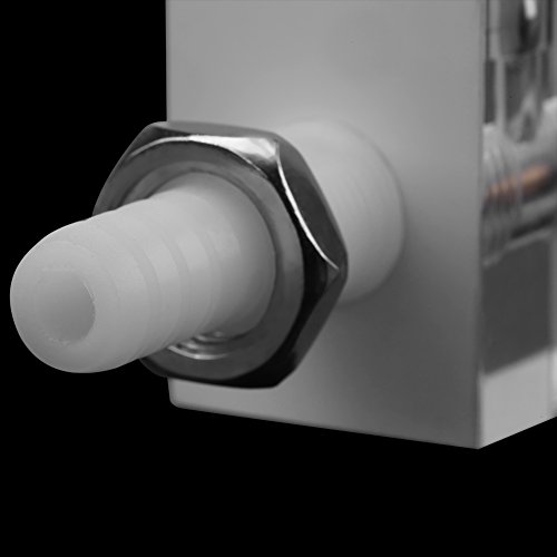 LZQ-7 Flowmeter 2-20LPM Acrylic Air Gas Flowmeter with Control Valve for Measuring Controlling Gas Flow