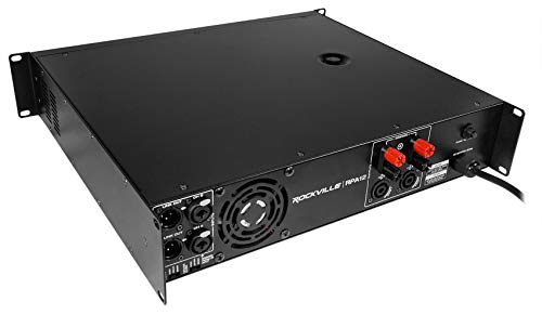 Rockville 5000 Watt Peak / 1400w RMS 2 Channel Power Amplifier Pro/DJ Amp (RPA12)