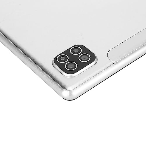 fannay Smart Tablet, 8800mAh 1920X1200 Resolution Octa Core CPU WiFi Tablet 8+20MP 8 Inch for Entertainment for Reading (Silver)