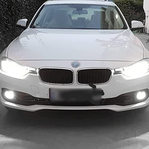 Xotic Tech 1 Set 9-SMD Xenon White T10 BA9 LED Parking Light Bulbs w/Load Resistor Anti-Flicker Error Free Wiring Adapters Compatible with BMW F30 3 Seriesā¦