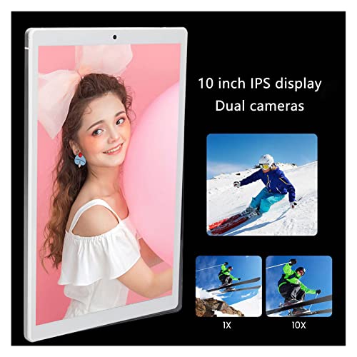 Naroote Tablet PC, Dual Speakers 10in Tablet for Students (US Plug)