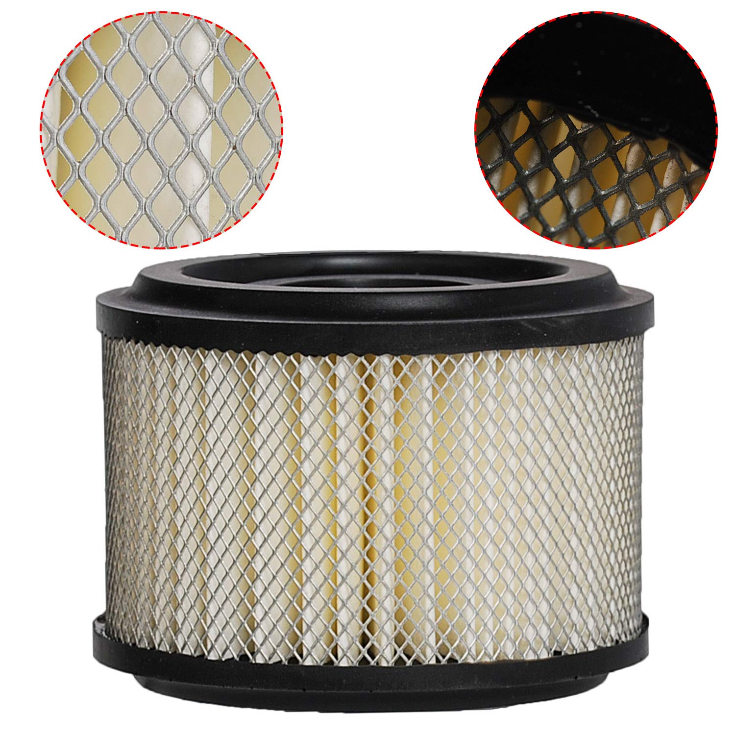 HIFROM 390492 Round Air Filter Cartridge Cleaner Compatible with 143400 146400 170400 171400 190400 190400 190434 190435 146451 Series Engine Lawn Mower (Pack of 2)