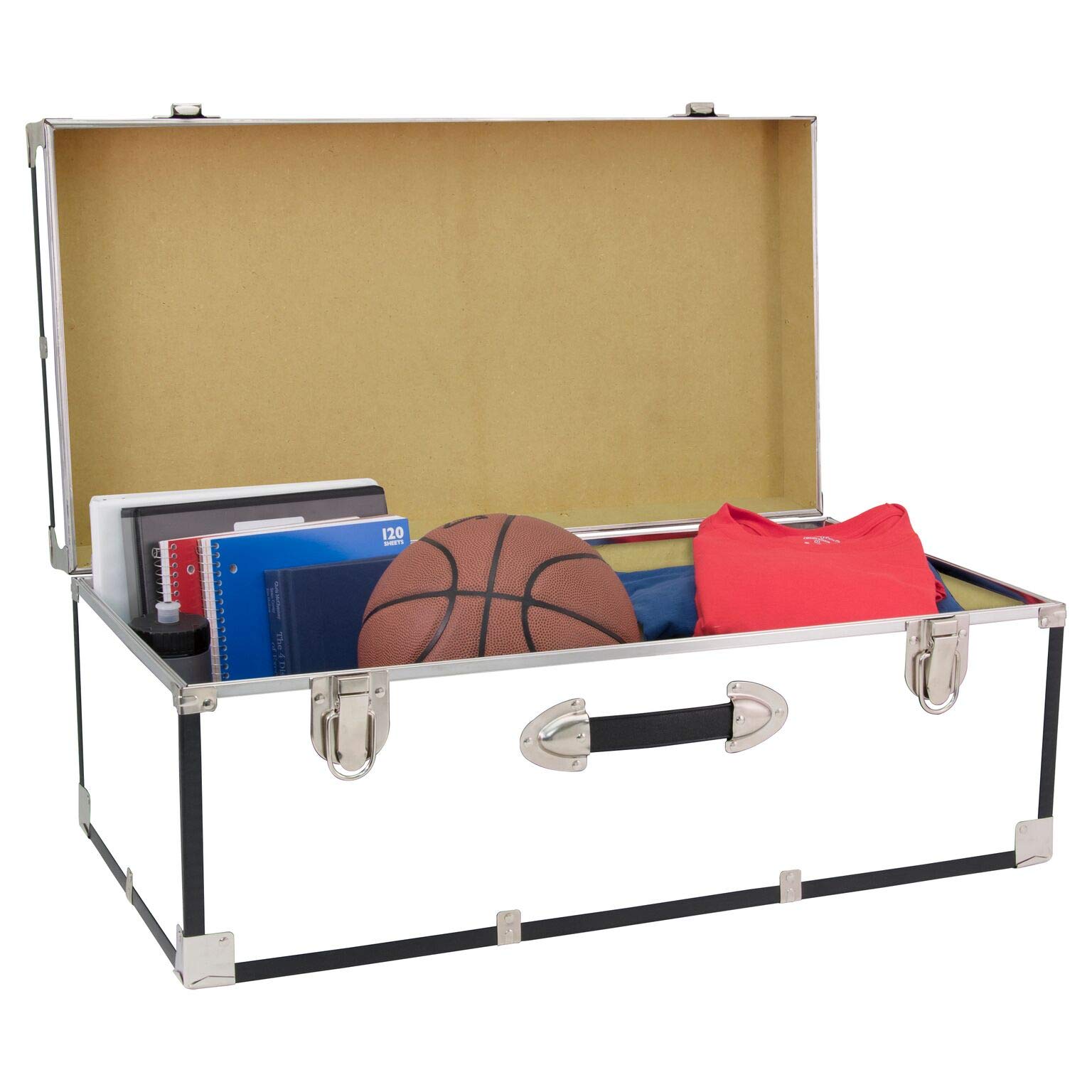 Seward Trunk` 30" Storage Trunk (White)