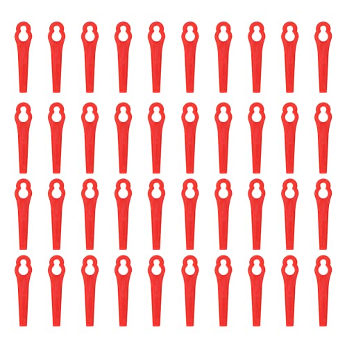 Zopsc 40Pcs Plastic Set Replacement for Cordless Grass Trimmer Strimmer, Easy to Installar, Lawnmower Trimmer Grass Cutter Tools