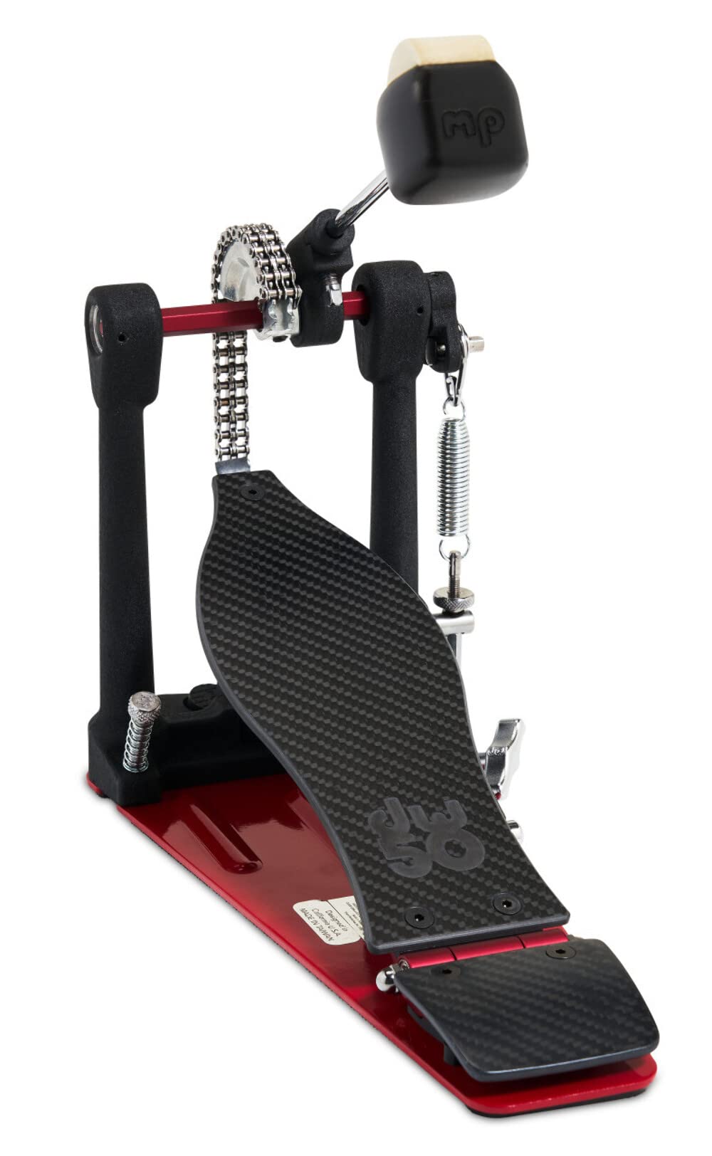 DW 50th Anniversary Limited Edition Carbon Fiber 5000 Single Kick Pedal