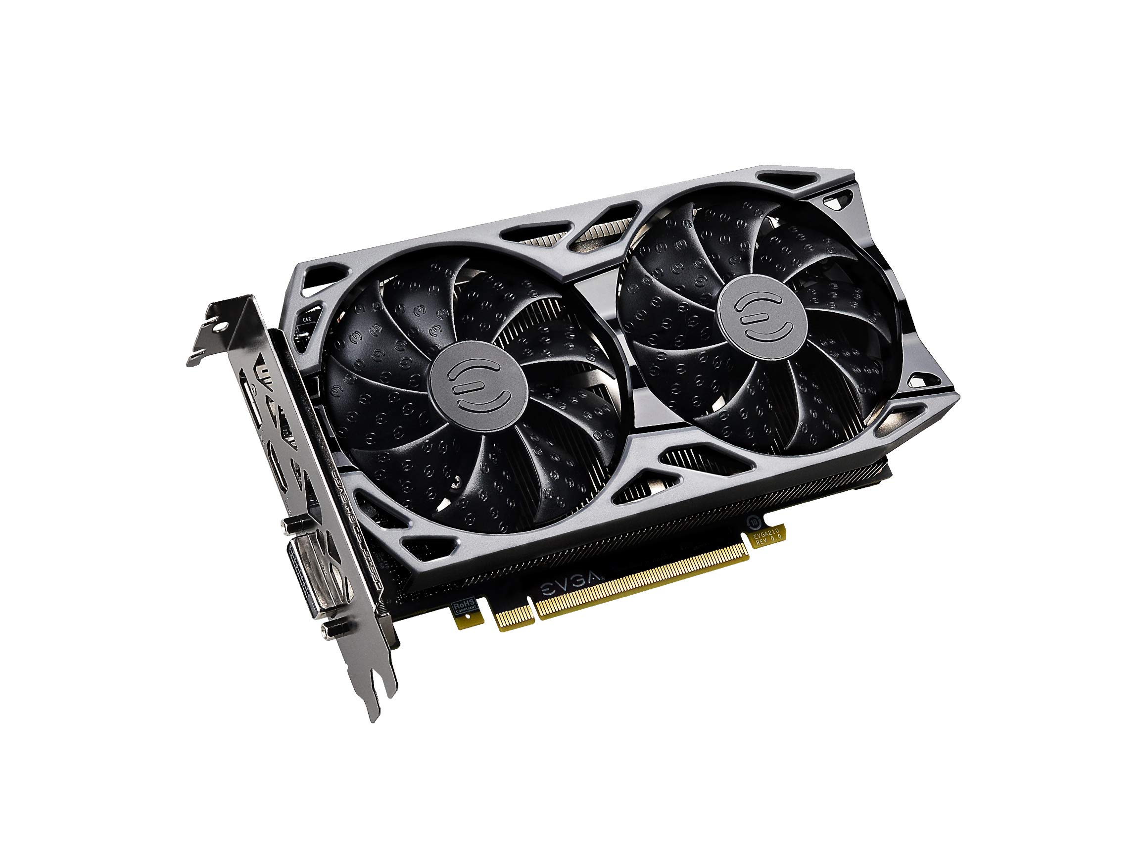 EVGA 06G-P4-2068-KR GeForce RTX 2060 KO Ultra Gaming, 6GB GDDR6, Dual Fans, Metal Backplate