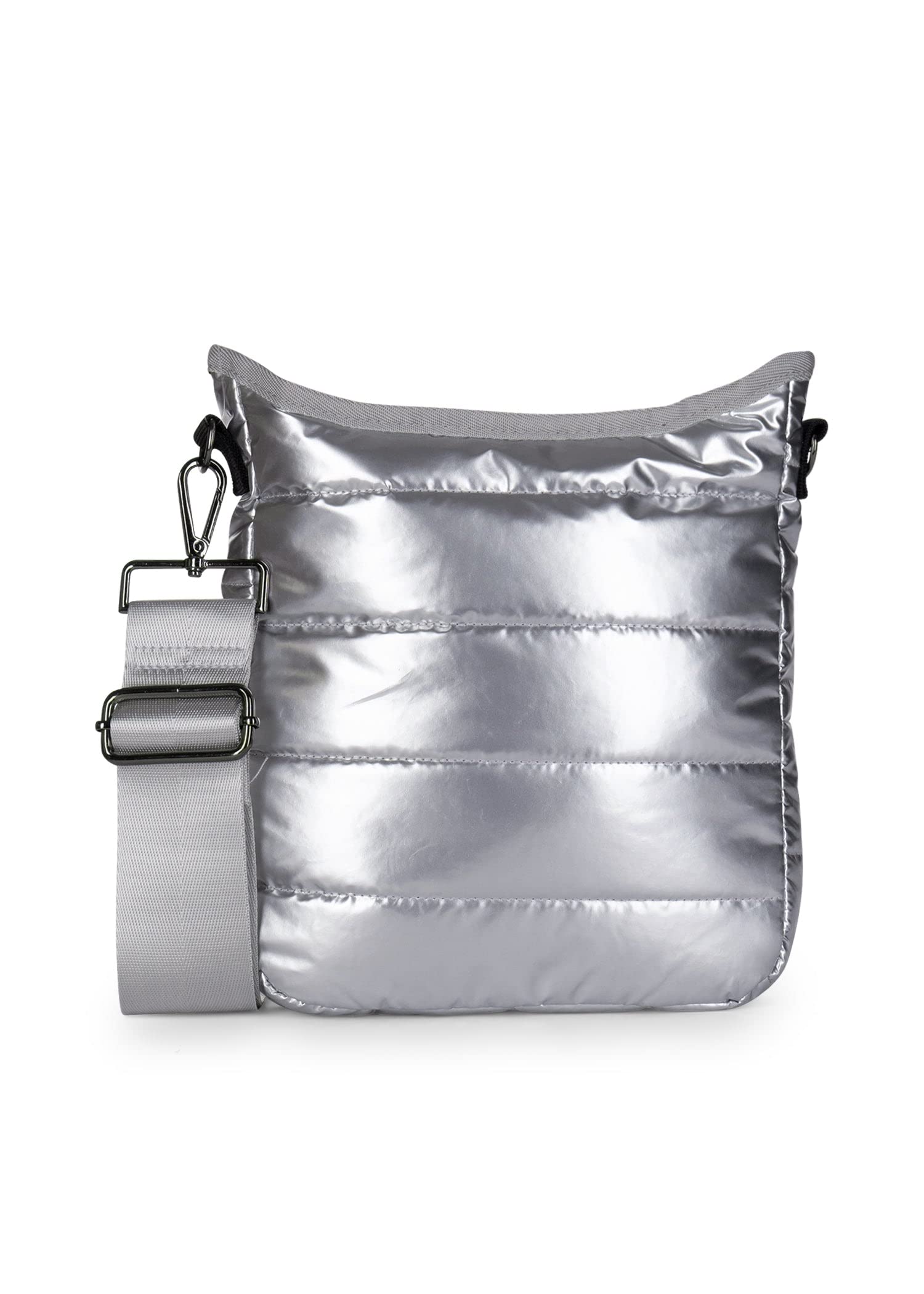 Haute Shore - Nikki Chill Crossbody, Silver W/Gray Camo Strap