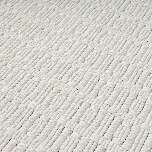 LUXE WEAVERS Vida Collection 1267 Cream 8x10 Modern Geometric Area Rug