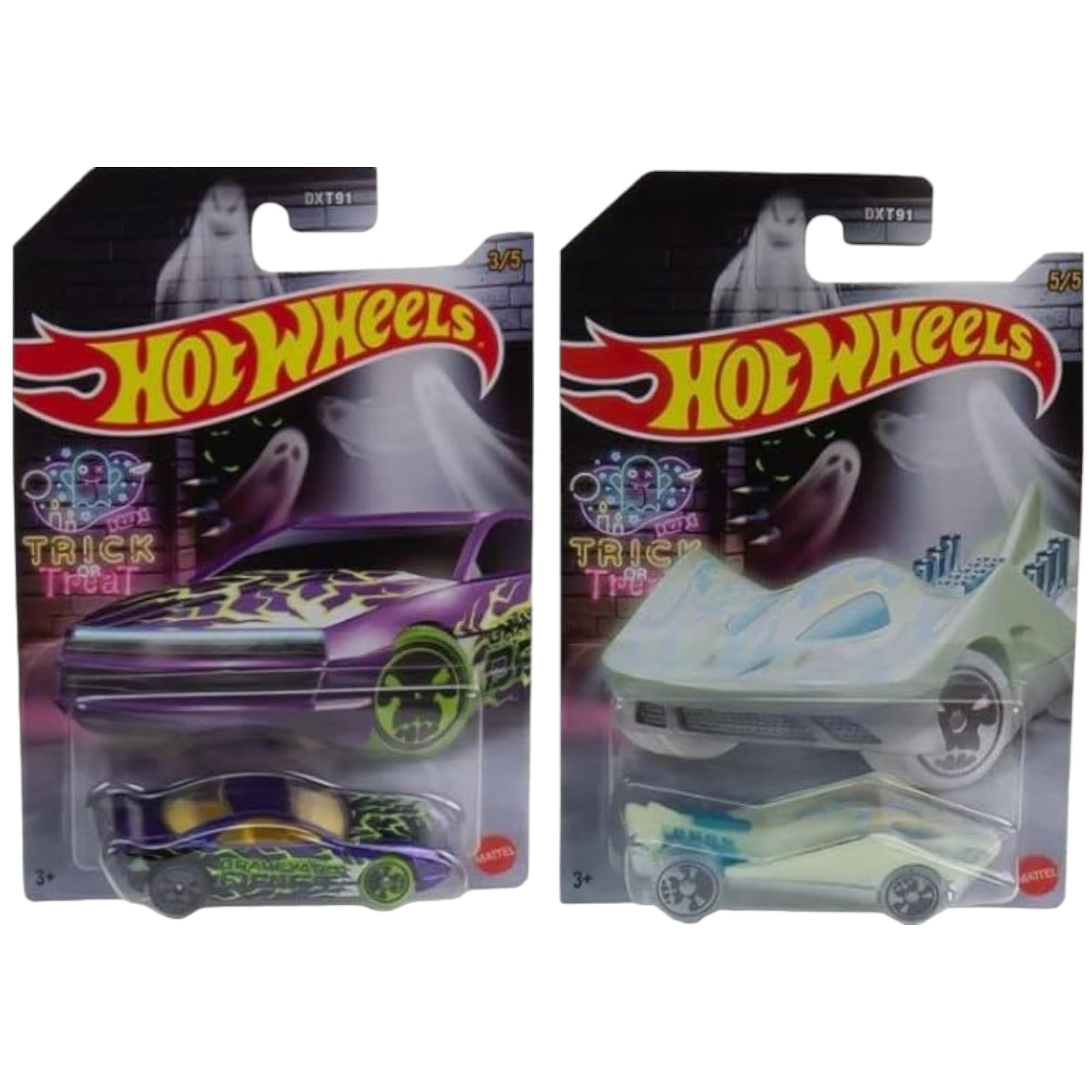 Hot Wheels 2022 Halloween Special Release with 4 Diecast Vehicles