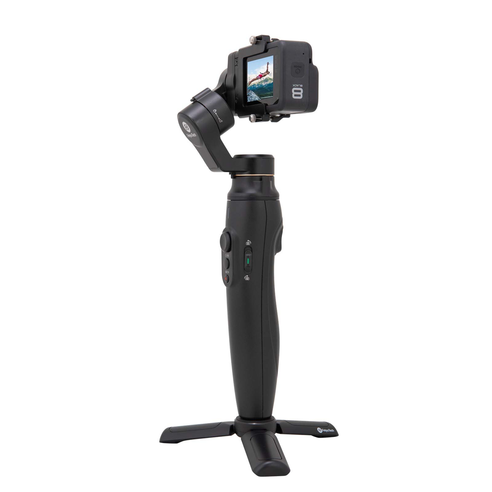 FeiyuTech Vimble 2A Selfie Stick 3- Axis Handheld Gimbal Stabilizer for GoPro Hero 8/7/6/5 Action Camera