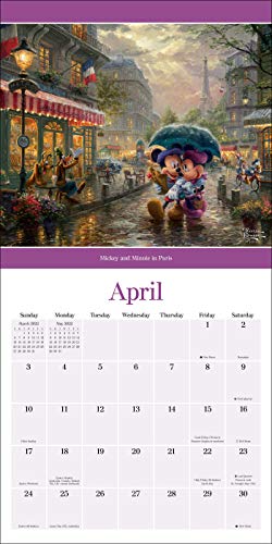 Disney Dreams Collection by Thomas Kinkade Studios: Collectible Print with 2022: Love & Romance