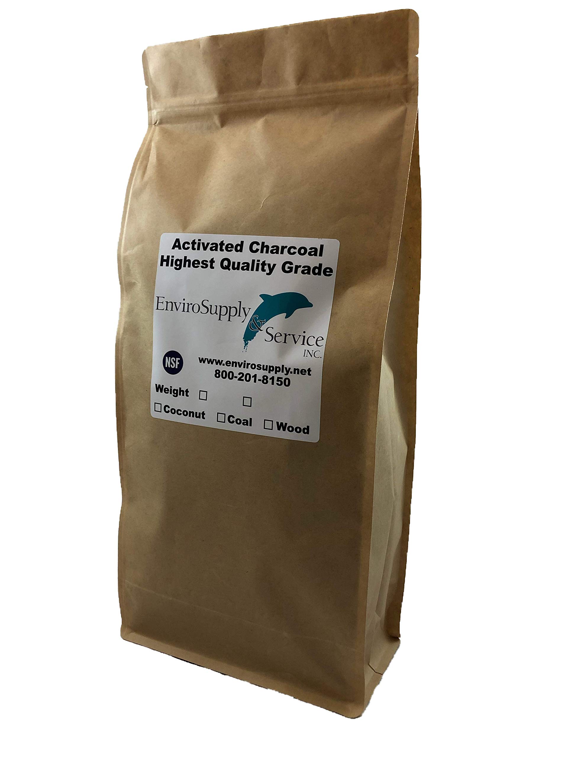 Powdered Hardwood Carbon for Oil Extraction (Decolorization) - Resealable 3 lb. Bag