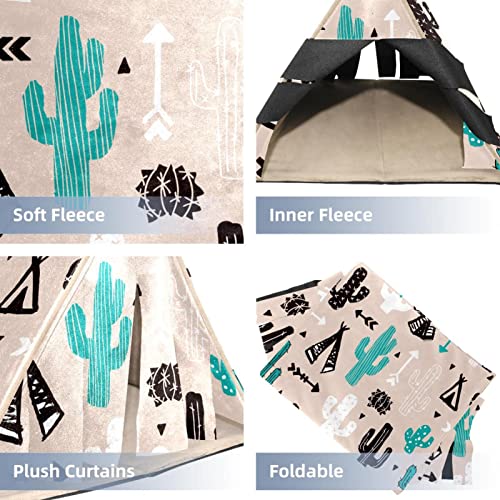 Y-DSIWX Guinea Pig House Bed, Rabbit Large Hideout, Small Animals Nest Hamster Cage Habitats Cute Cactus Planet