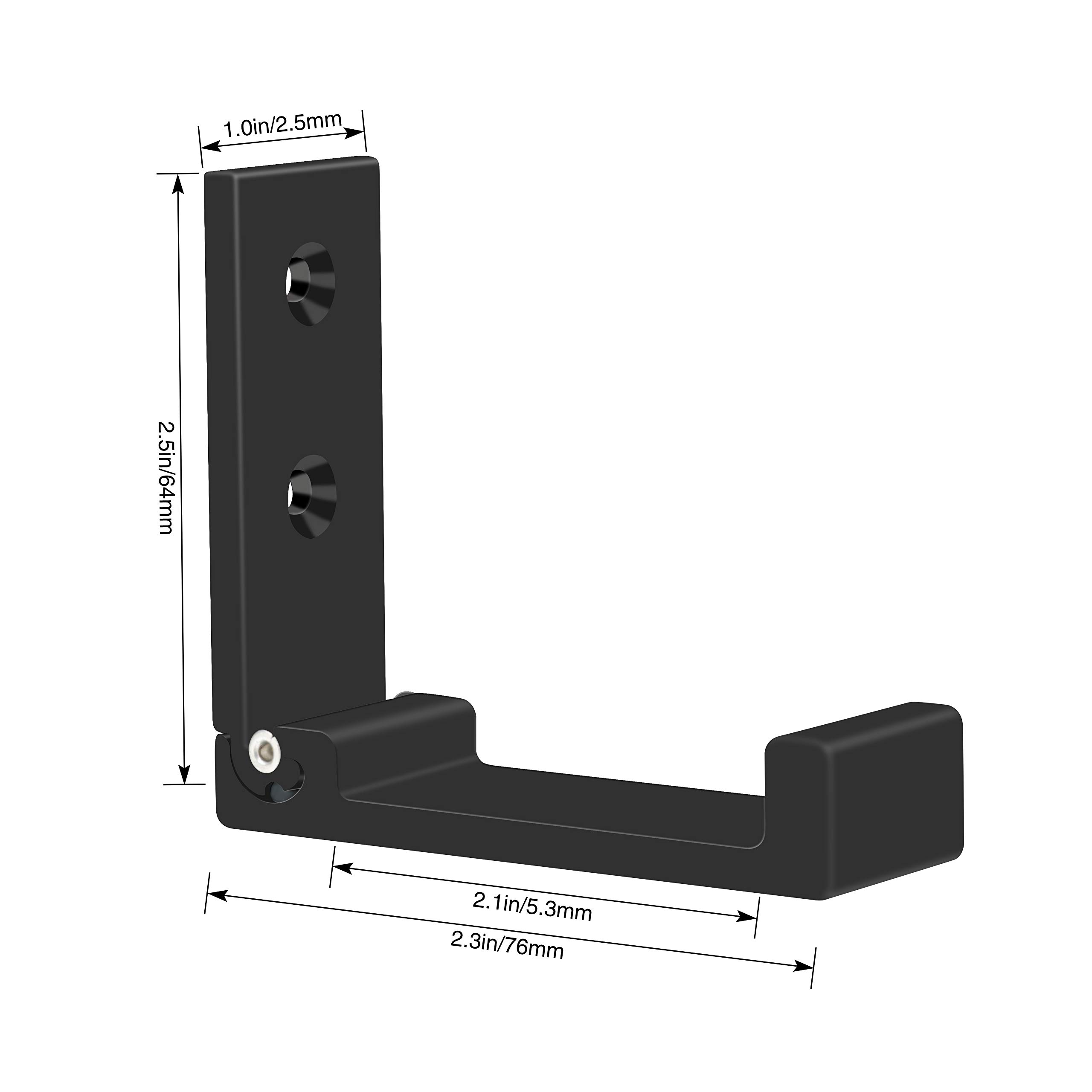 Globular Cluster VR Wall Mount Stand Hook Compatible with Oculus Quest 2/Oculus Rift S/Quest 1 Gen & Valve Index/Vive PRO Headset and Touch Controllers