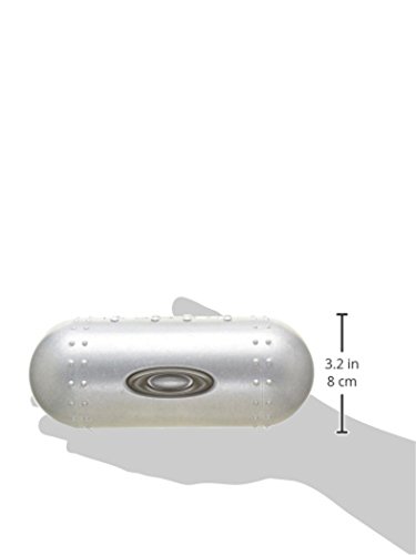 Oakley Womens Large Metal Vault Sunglass Case, Silver