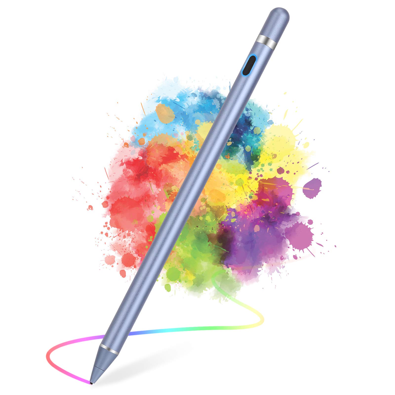 iPad Pencil 2nd Generation with Digital Power Display, Palm Rejection Stylus Pen for iPad with Magnetic Wireless Charging Compatible with Apple iPad 10/9/8/7, Pro 11/12.9 Inch, Air 3/4/5, Mini 7/6/5