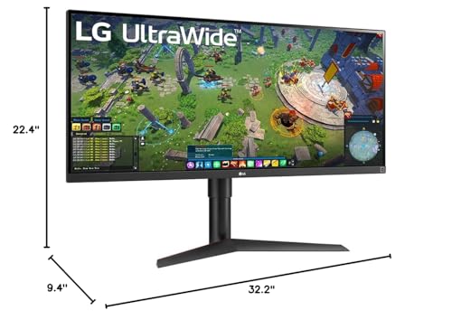 LG 34WP65G-B 34 inch FreeSync UltraWide IPS Monitor 2560 x 1080 21:9 Bundle with Microsoft 365 Personal 15 Month Subscription Download for PC/Mac and 3 YR CPS Enhanced Protection Pack
