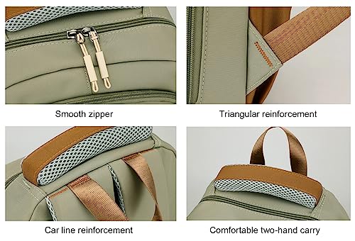 GGWIEAEA 2PCS Youth Waterproof Backpack Large Capacity Laptop Bag with Pencil Case Suitable for School Leisure And Travel