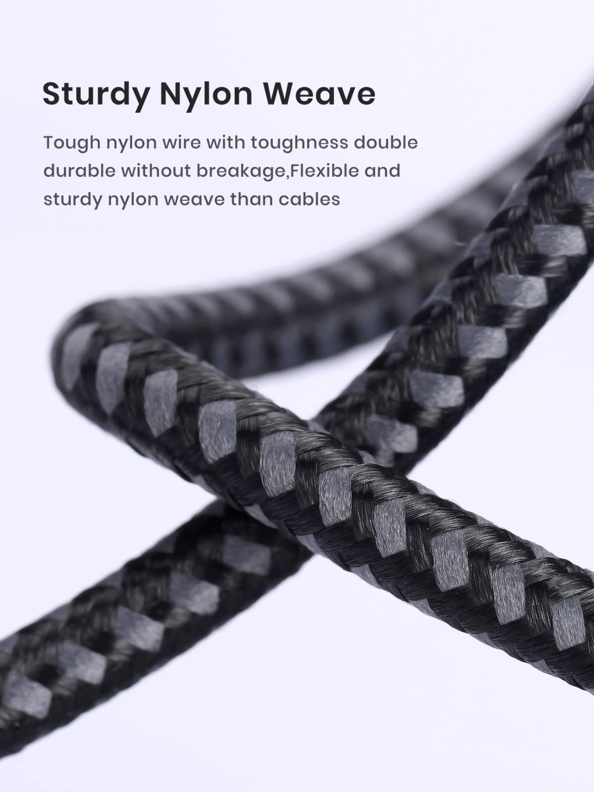 iPhone Charger [Apple MFi Certified] 3Pack 6FT Lightning Cable Nylon Braided USB Fast Charging Cable for iPhone 3 12 11 Pro Max Xr X 8 7 6 Plus iPad and More