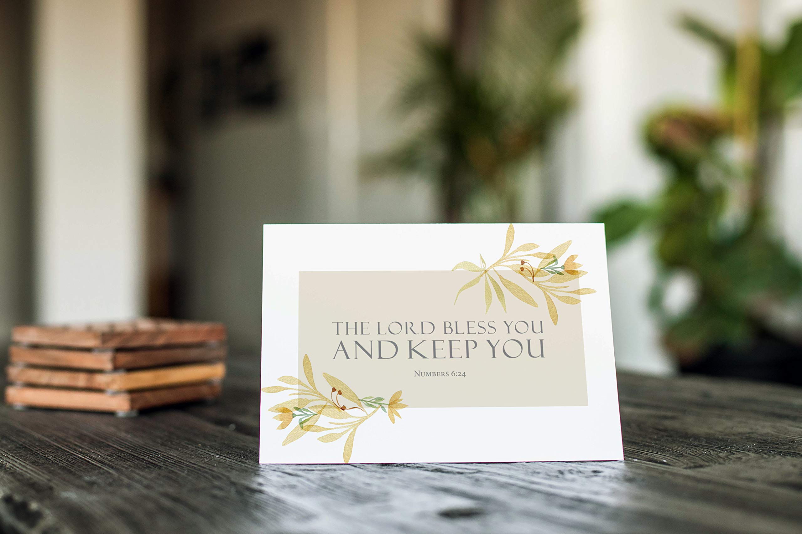 Thank You Inspirational Greeting Cards with Scripture - Pack of 24