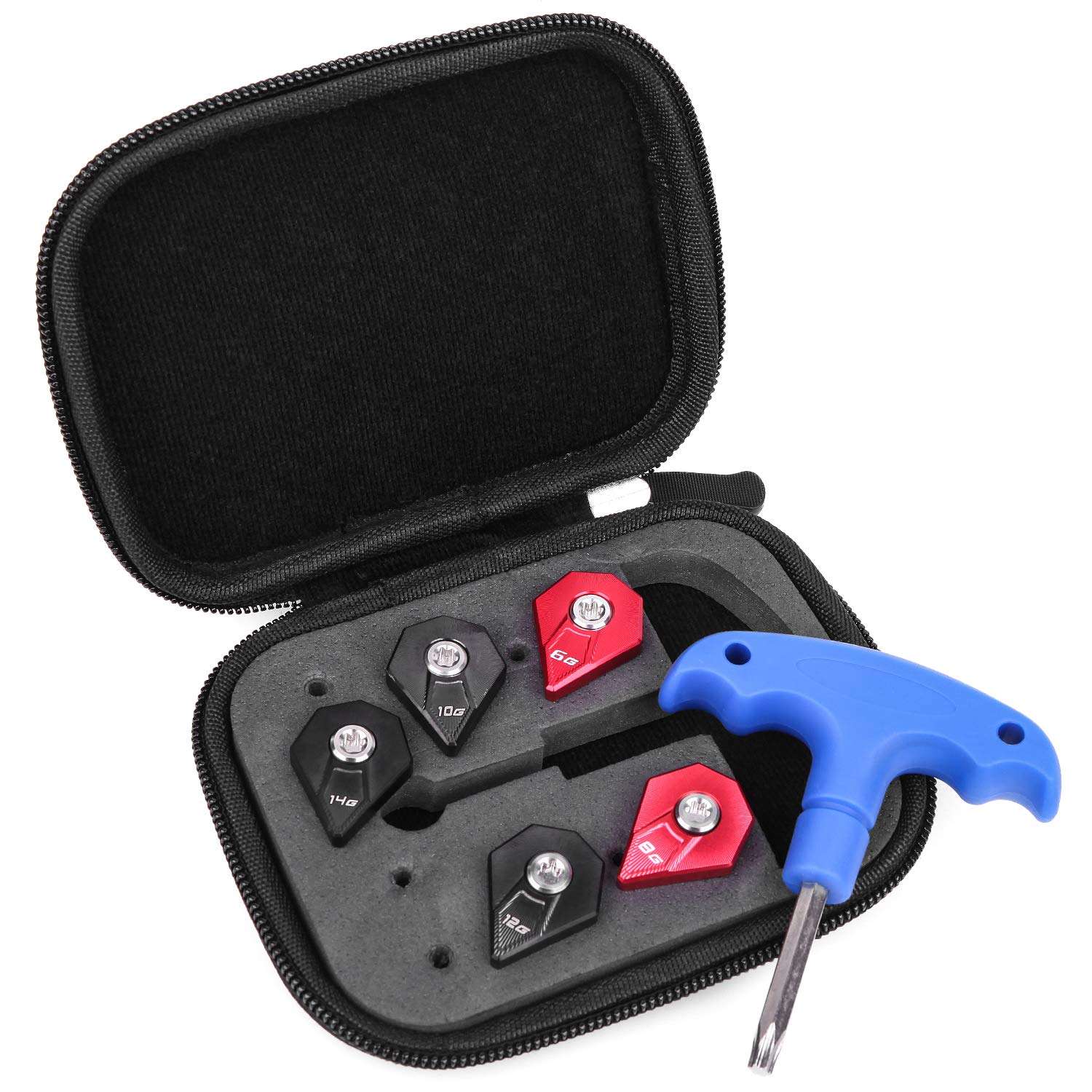 Gofotu 5×Golf Weights Wrench Kit Compatible with Cobra F9 Driver 6g 8g 10g 12g 14g +1pc Wrench +1pc Case