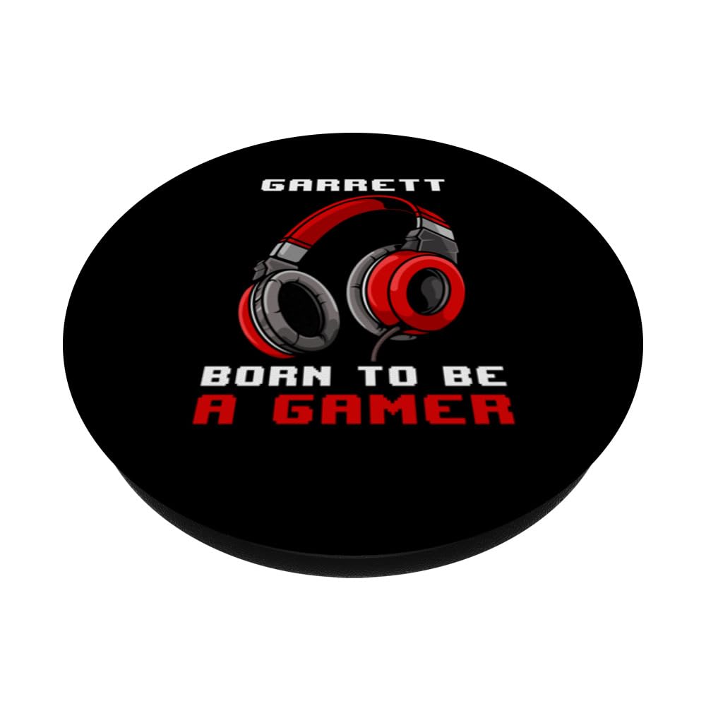 Garrett - Born To Be A Gamer - Personalized PopSockets Standard PopGrip