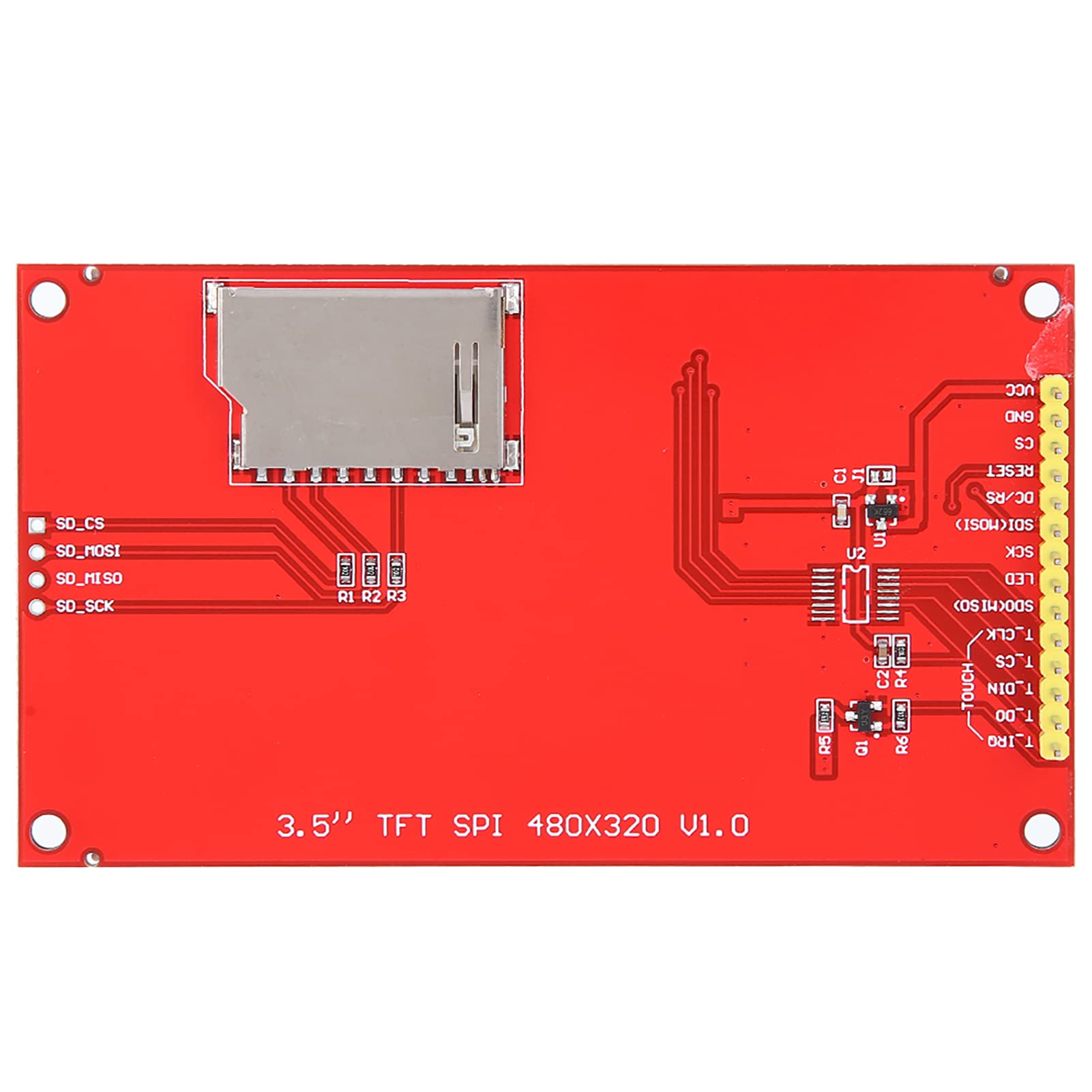 Ozgkee Computer Motherboard, Intel Motherboard LCD Screen Module Tft 3.5Inch SPI Serial 480 X 320 Ili9488 Hd Electronic Accessories Gaming Motherboard