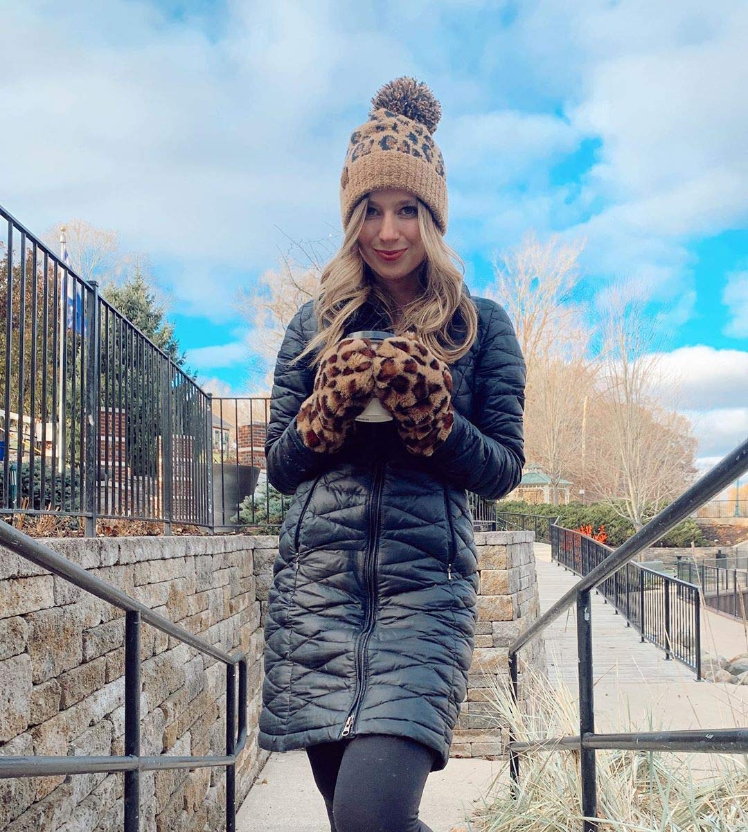 Funky Junque Convertible Mittens: Coffee