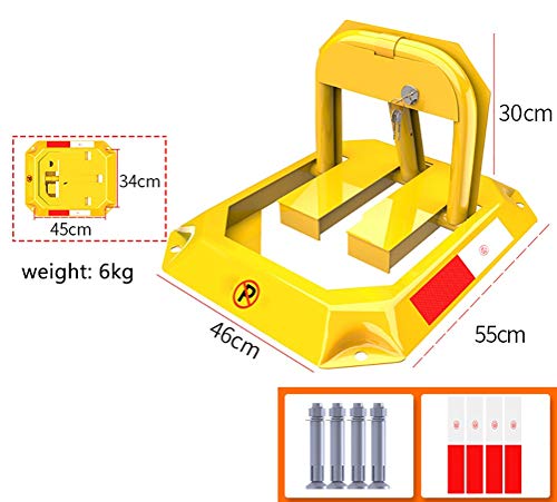 Parking Bollards with Lock,Private Car Parking Latch Space Lock,Easy Installation,Car Park Driveway Guard Saver,Protect Your Parking Space