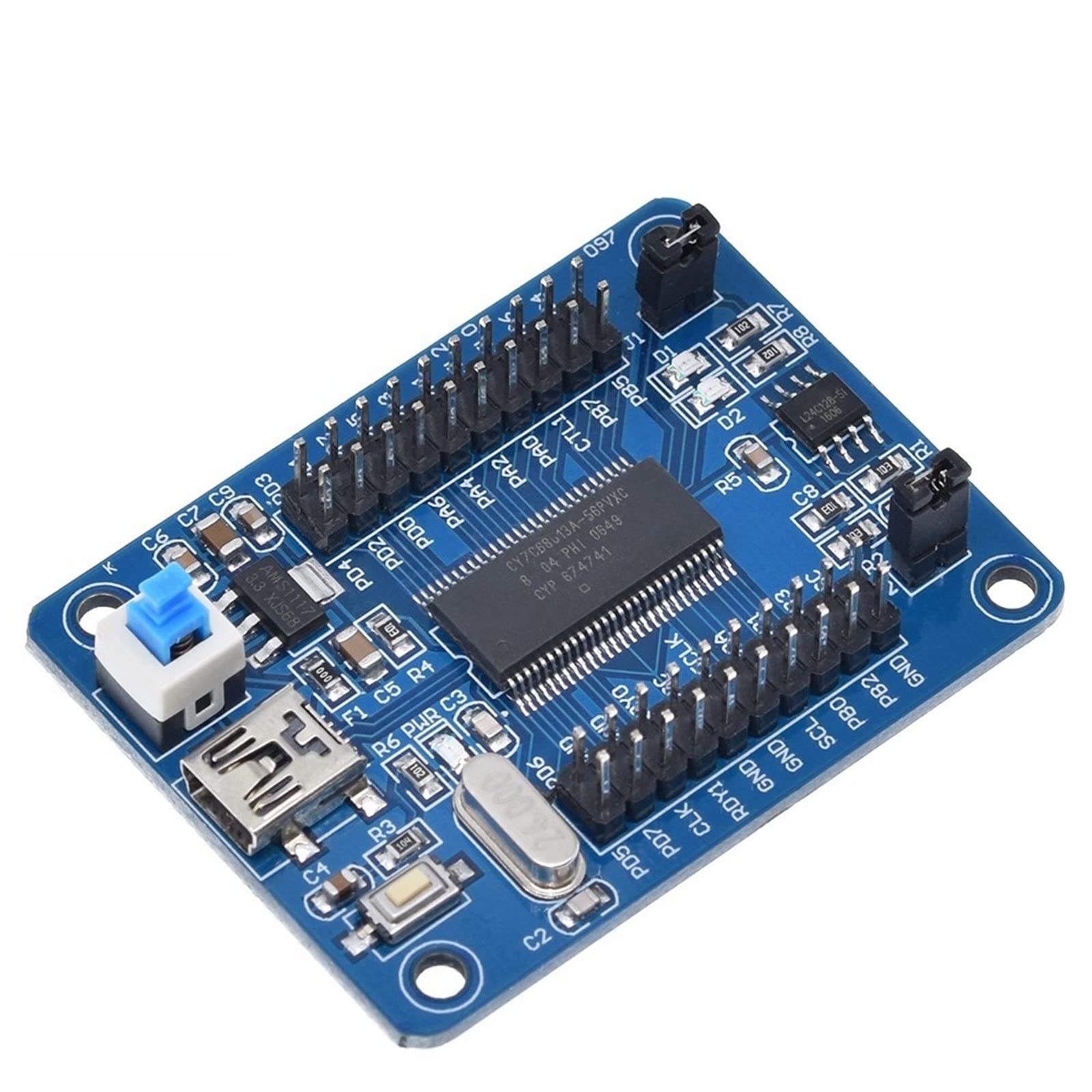 HIFASI EZ-USB FX2LP CY7C68013A USB Core Board Development Board USB Logic Analyzer with I2C Serial SPI Interface Module Mini USB