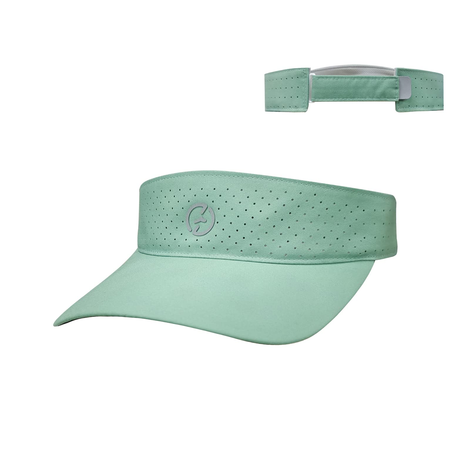 HIGHTERTON Visors for Women - Wind Tunnel Designed Sun Visor, Ultra-Lightweight Visor for Men - Ideal for Golf, Tennis, and Running - Unisex Design Mint Green
