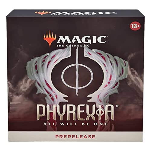 Magic The Gathering Prerelease Kit: MTG ONE Phyrexia All Will Be One - 6 Packs, Promos, Diceβ¦